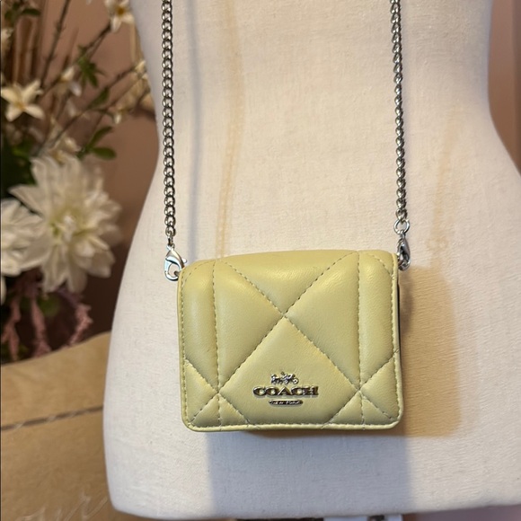 Coach | Bags | Coach Mini Wallet With Chain Strap Nwt | Poshmark